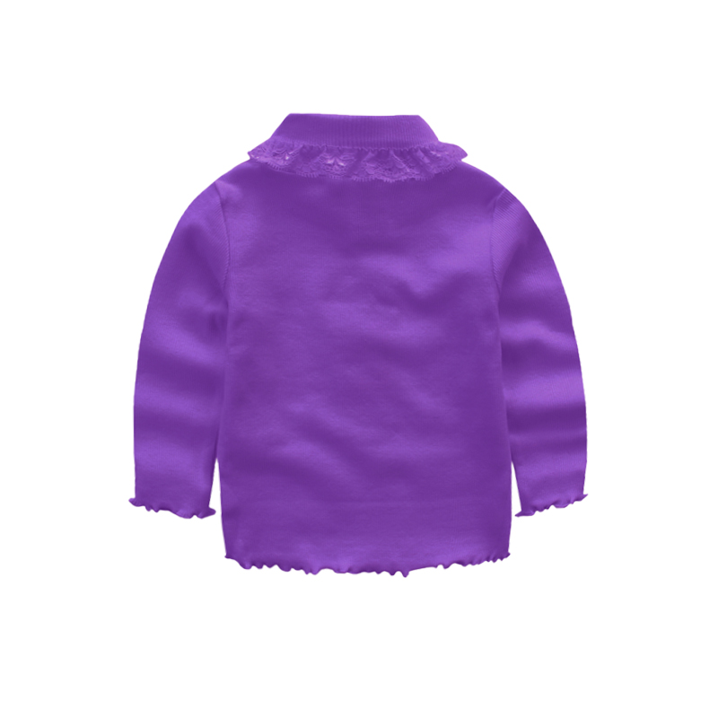 Baby Frill Lace Turtleneck Skivvy Purple | BLUESKYKIDSLAND